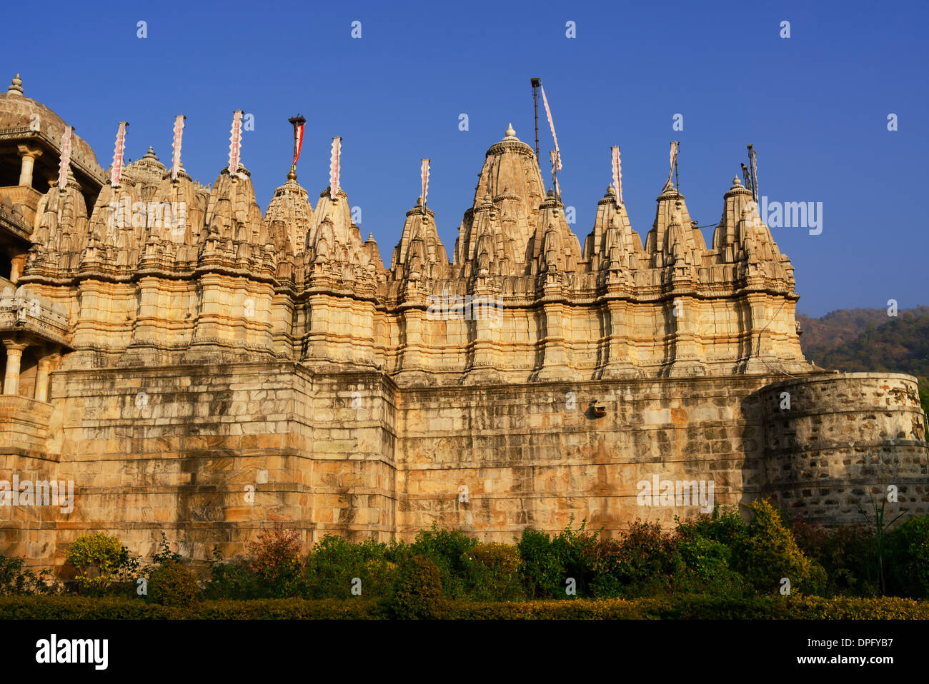 Ranakpur Tempel des Jainismus bekannt für ihre geschnitzten Säulen und ...
