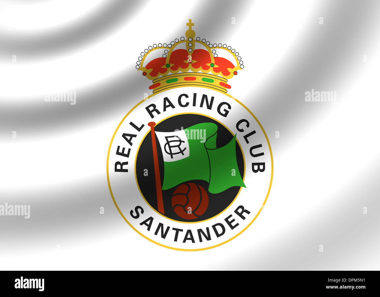Racing Santander Flagge Symbol Symbol logo Emblem Stockfotografie - Alamy