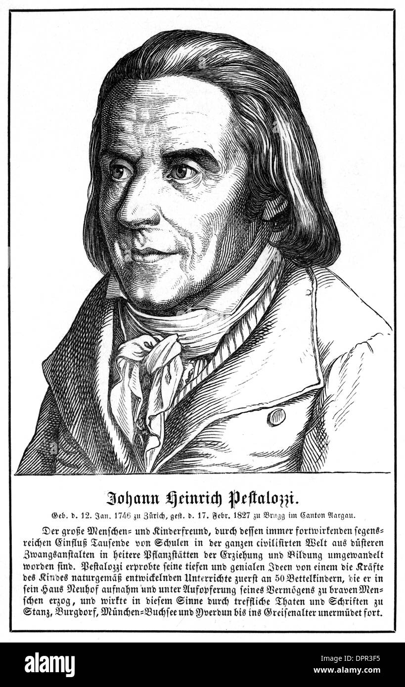 Johann heinrich pestalozzi 1746 1827 -Fotos und -Bildmaterial in hoher ...