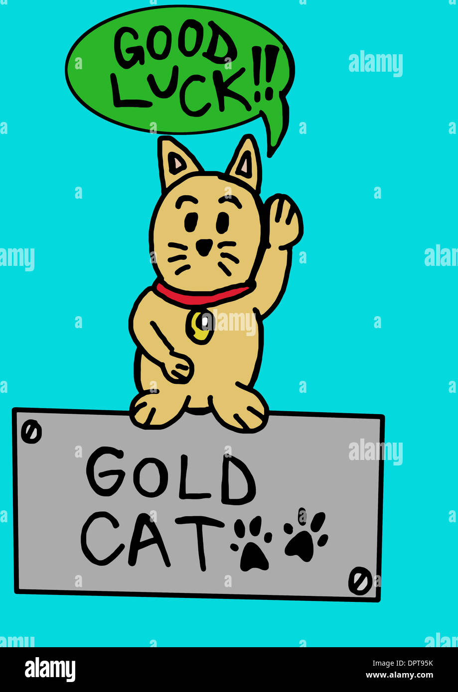 Gold katze -Fotos und -Bildmaterial in hoher Auflösung – Alamy