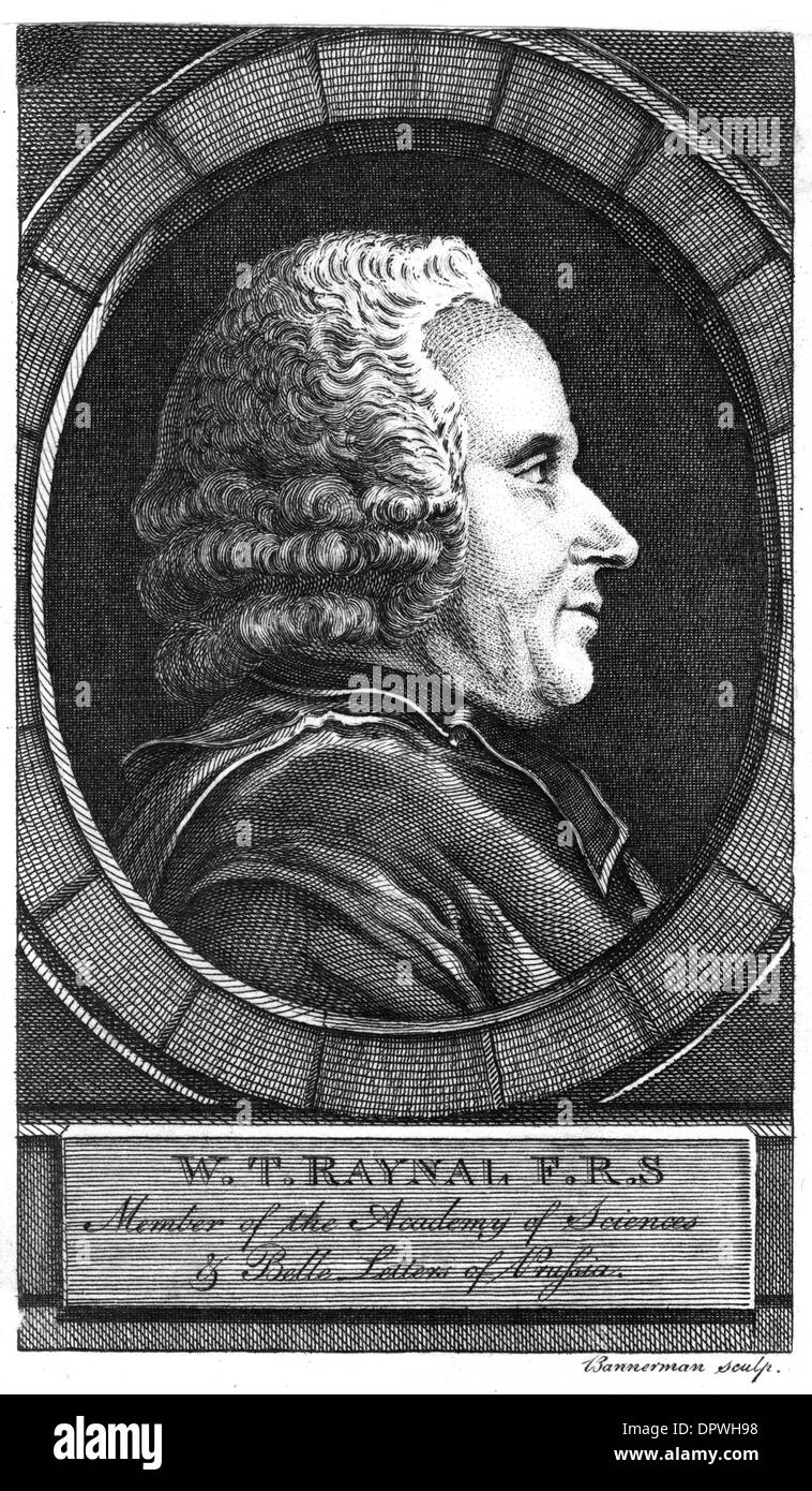 Guillaume thomas francois raynal -Fotos und -Bildmaterial in hoher ...