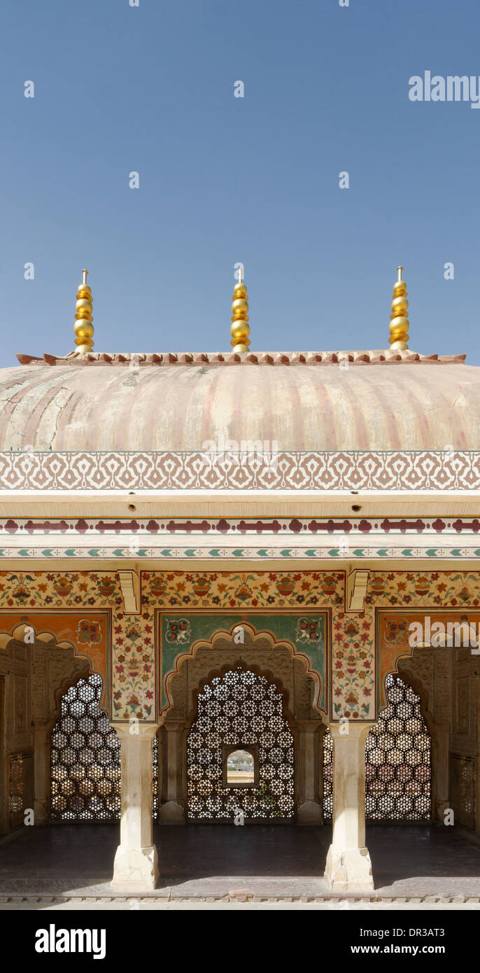 Sheesh Mahal Amber Fort Stockfotos und -bilder Kaufen - Alamy