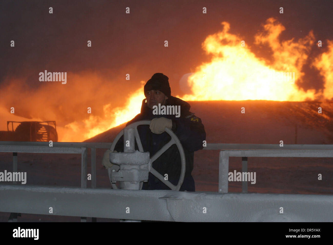 20. Februar 2009 - neue Urengoj, jamalo-Nenzen, Russland - The Juschno ...