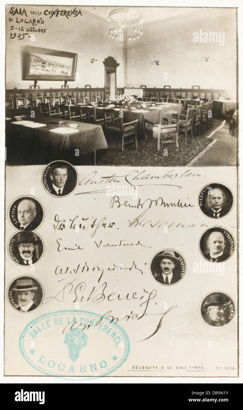 Treaty of locarno -Fotos und -Bildmaterial in hoher Auflösung – Alamy