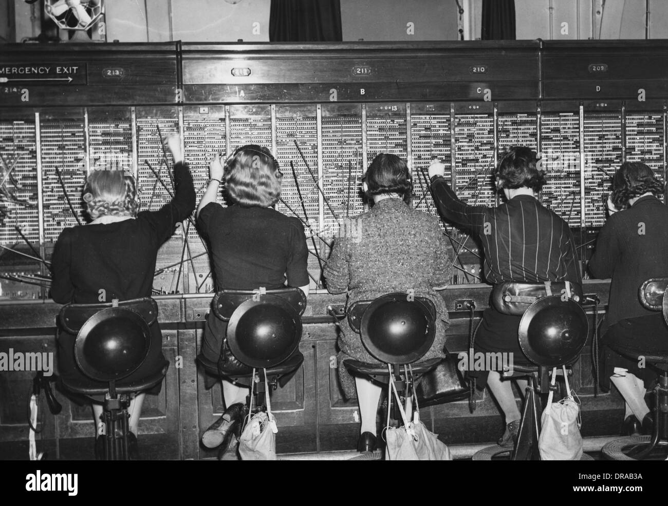 London england world war two wwii telephone communications -Fotos und ...