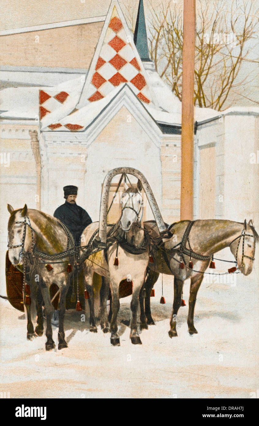 Russland troika -Fotos und -Bildmaterial in hoher Auflösung – Alamy