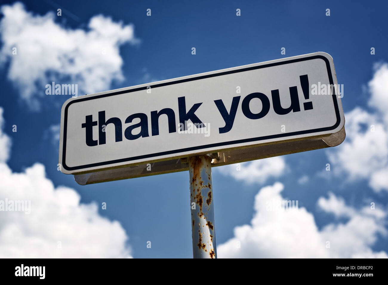 Danke Schild Stockfotos und -bilder Kaufen - Alamy