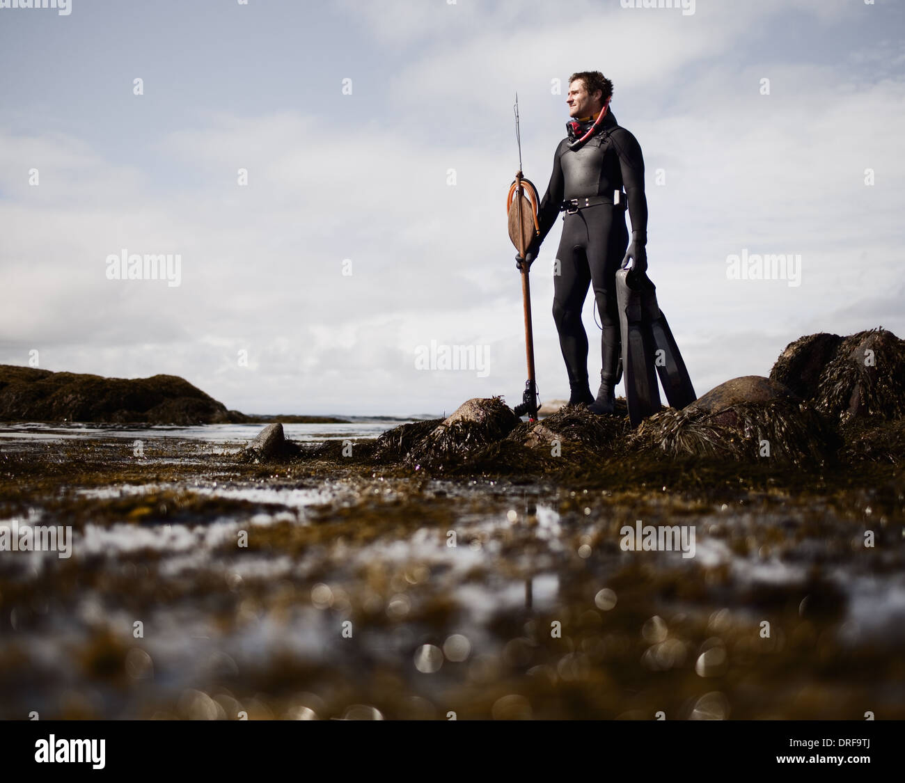 Spear Fisher Stockfotos und -bilder Kaufen - Alamy