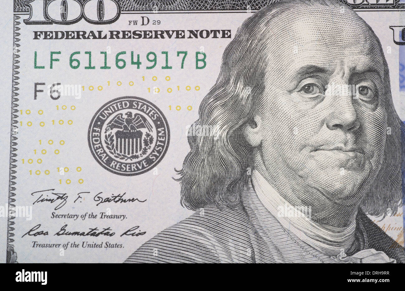 New 100 dollar bill -Fotos und -Bildmaterial in hoher Auflösung – Alamy