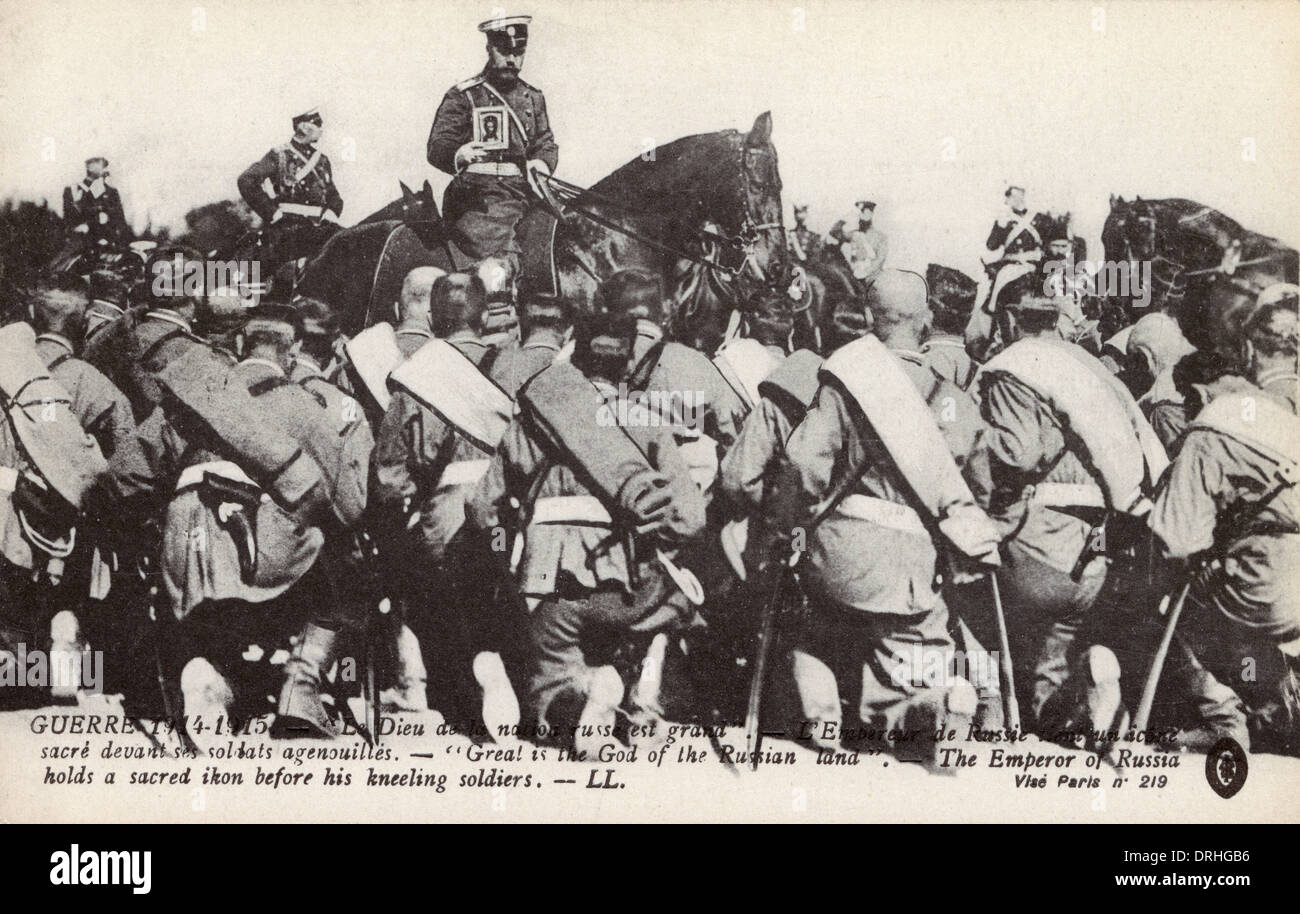 World War Tsar Nicholas Ii Stockfotos und -bilder Kaufen - Alamy