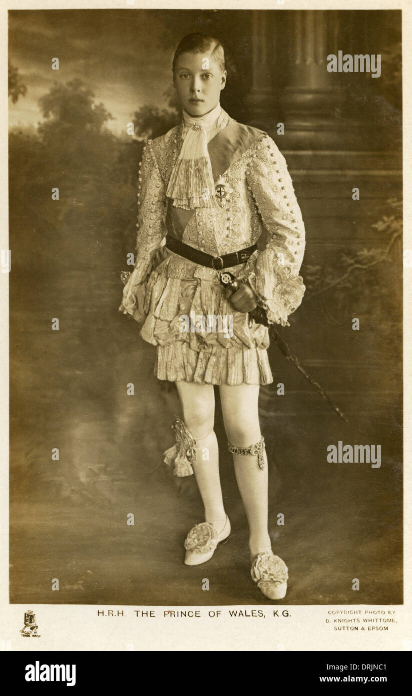 Der zukünftige König Edward VIII Stockfotografie - Alamy