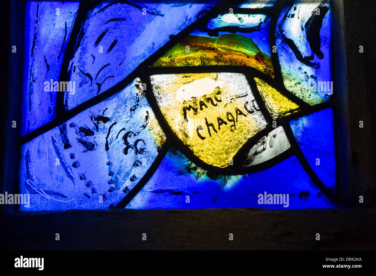 Marc Chagall Glasfenster in All Saints Church, Tudeley, Kent, England ...