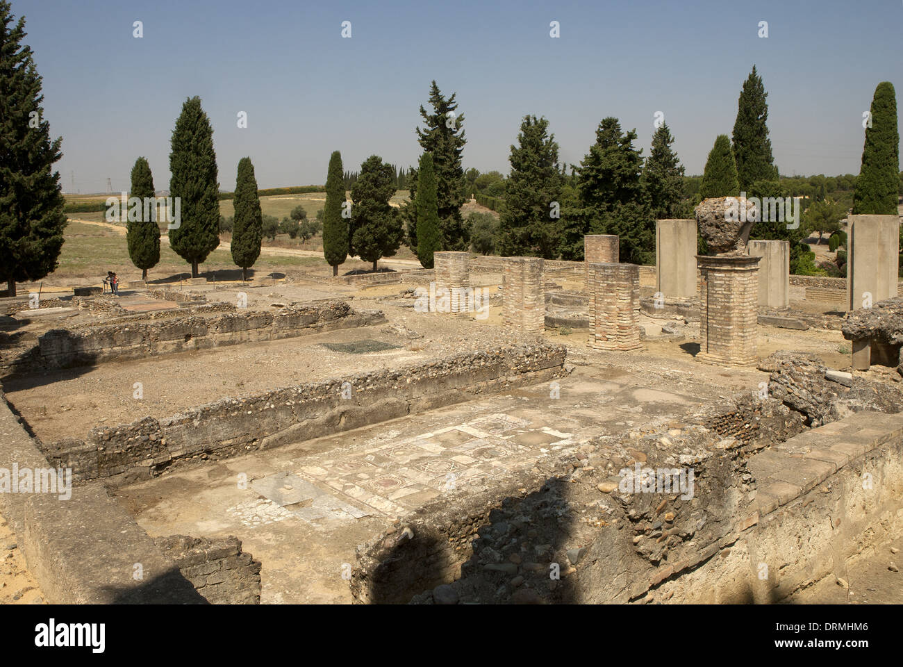 Spanien. Italica. Römische Stadt gegründet ca. 206 v. Chr.. Domus der ...