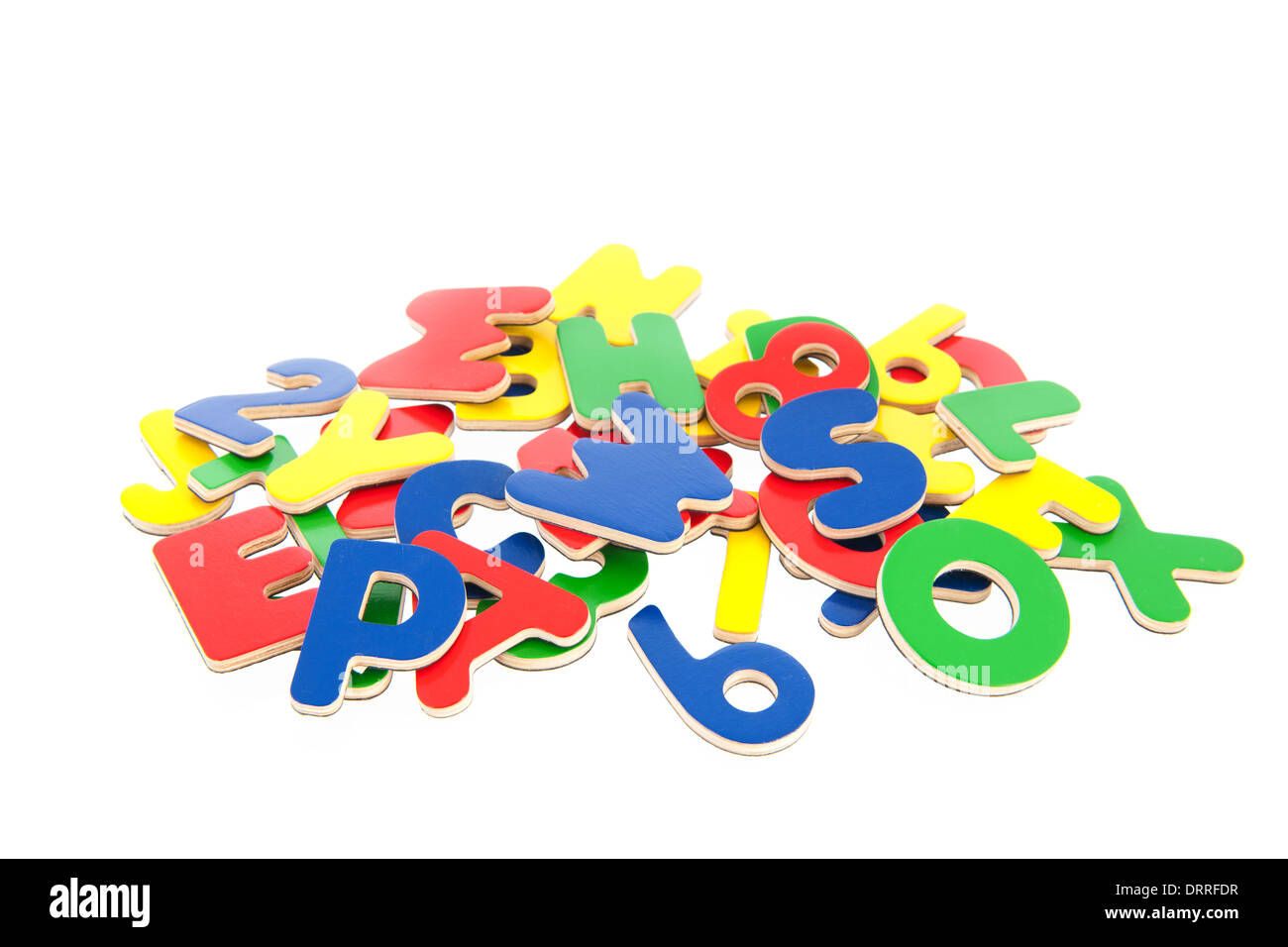 Zahlen und buchstaben lernen Ausgeschnittene Stockfotos und -bilder - Alamy