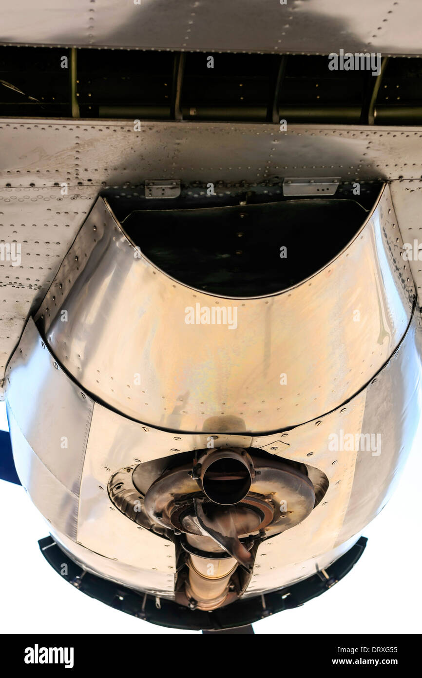 Die Propeller und Pratt & Whitney R-1830-Engine von WW2 B24 Liberator ...