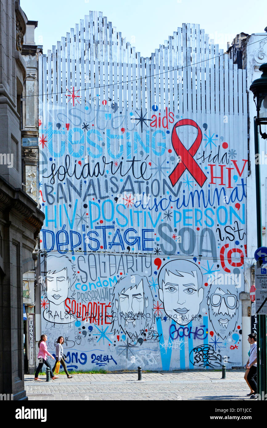 Hiv graffiti -Fotos und -Bildmaterial in hoher Auflösung – Alamy