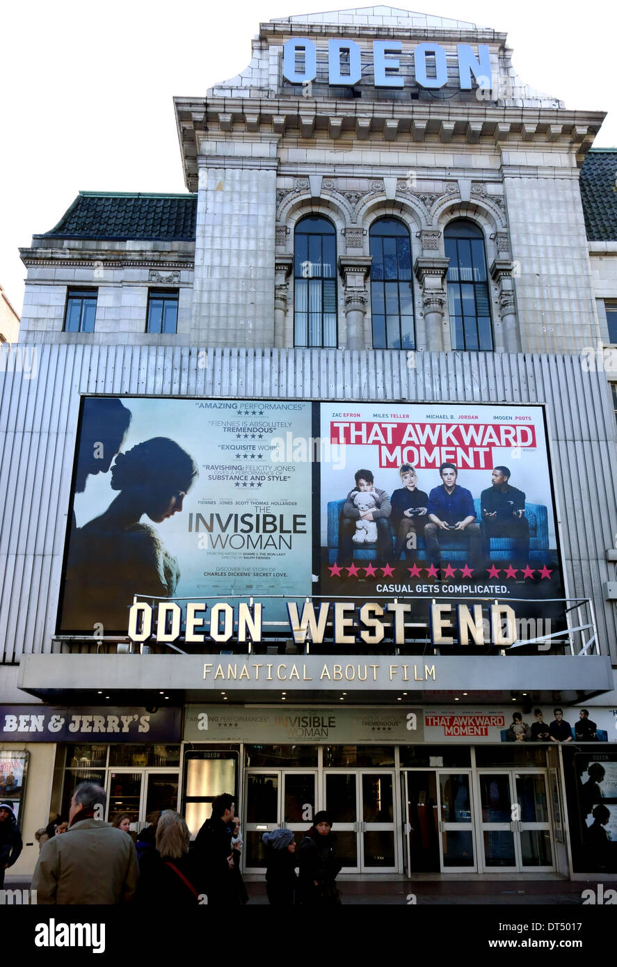 Odeon West End Kino am Leicester Square, London mit Sanierung bedroht ...