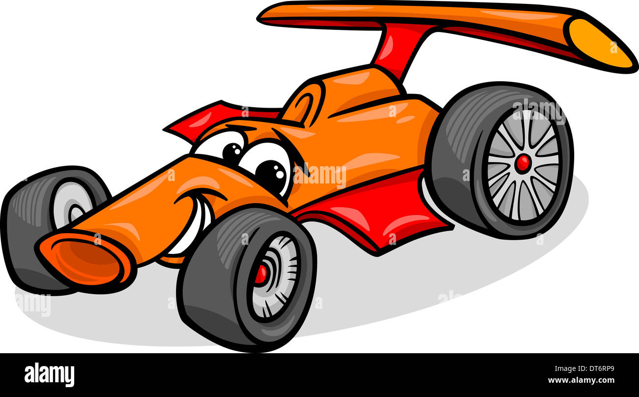 Race car mascot cartoon -Fotos und -Bildmaterial in hoher Auflösung – Alamy