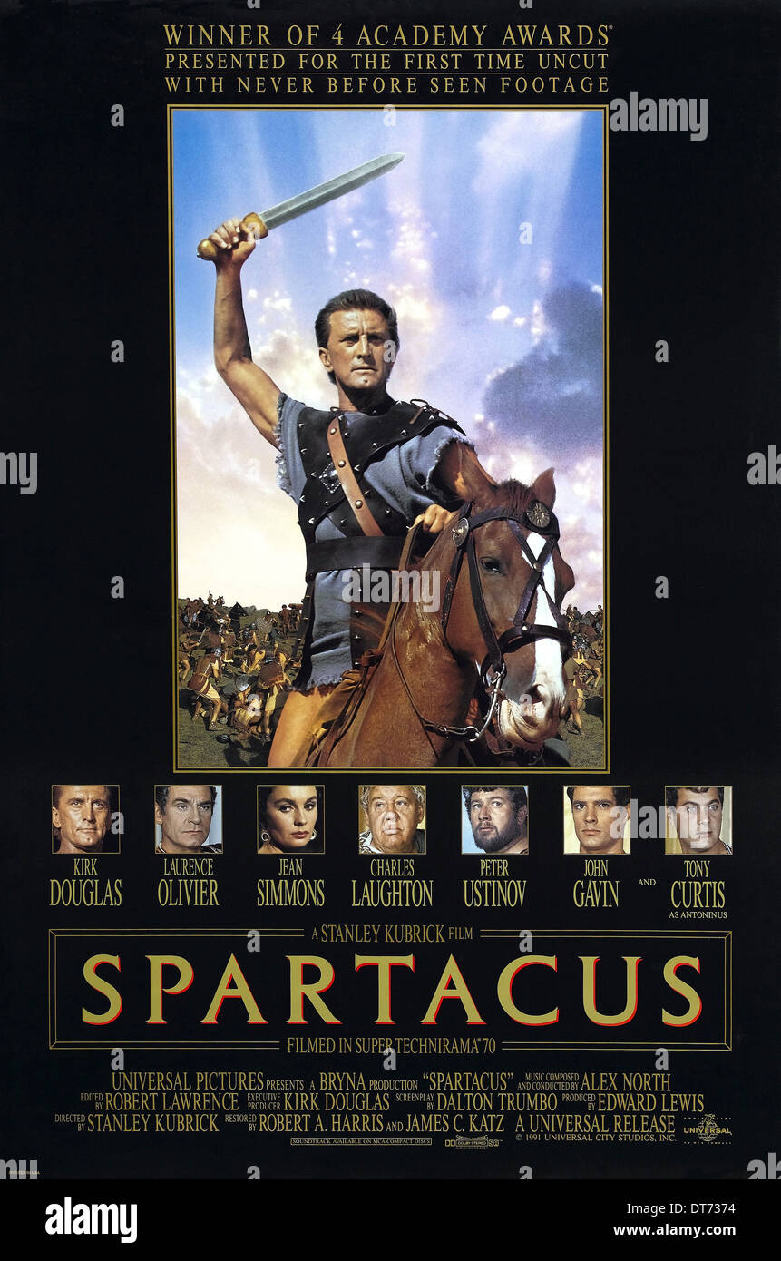 Spartacus 1960 Stanley Kubrick Film Stockfotos und -bilder Kaufen - Alamy