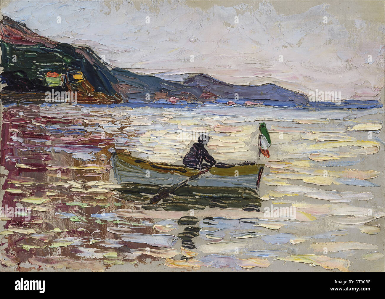 Rapallo. Boot auf dem Meer, 1906. Künstler: Kandinsky, Wassily ...