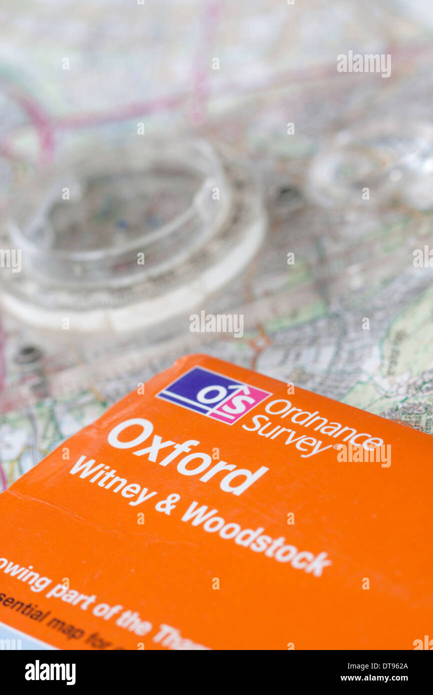 Map of oxford -Fotos und -Bildmaterial in hoher Auflösung – Alamy