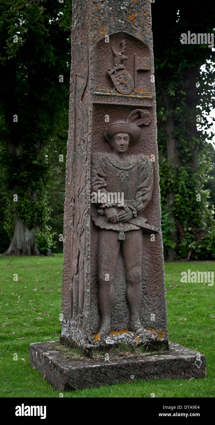 Gb schottland dryburgh abbey denkmal james schottland 56 -Fotos und ...