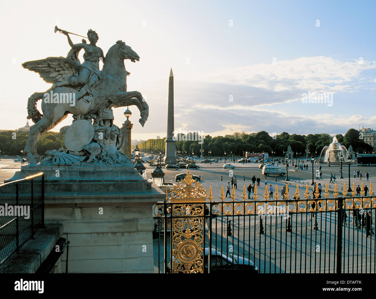 Paris place concorde 19th century Stockfotos und -bilder Kaufen - Alamy