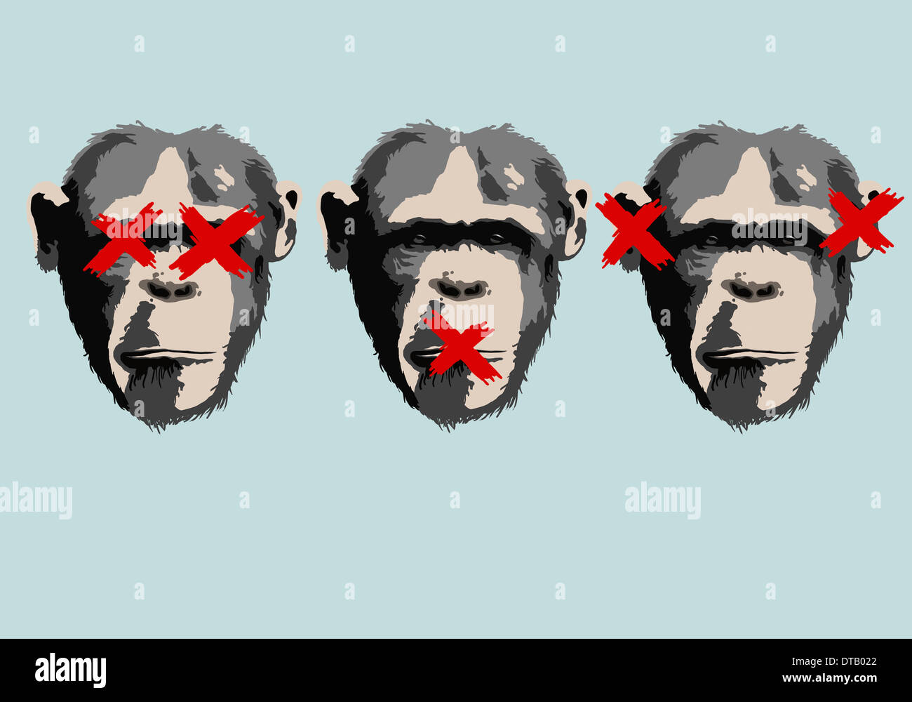 Die drei affen -Fotos und -Bildmaterial in hoher Auflösung – Alamy