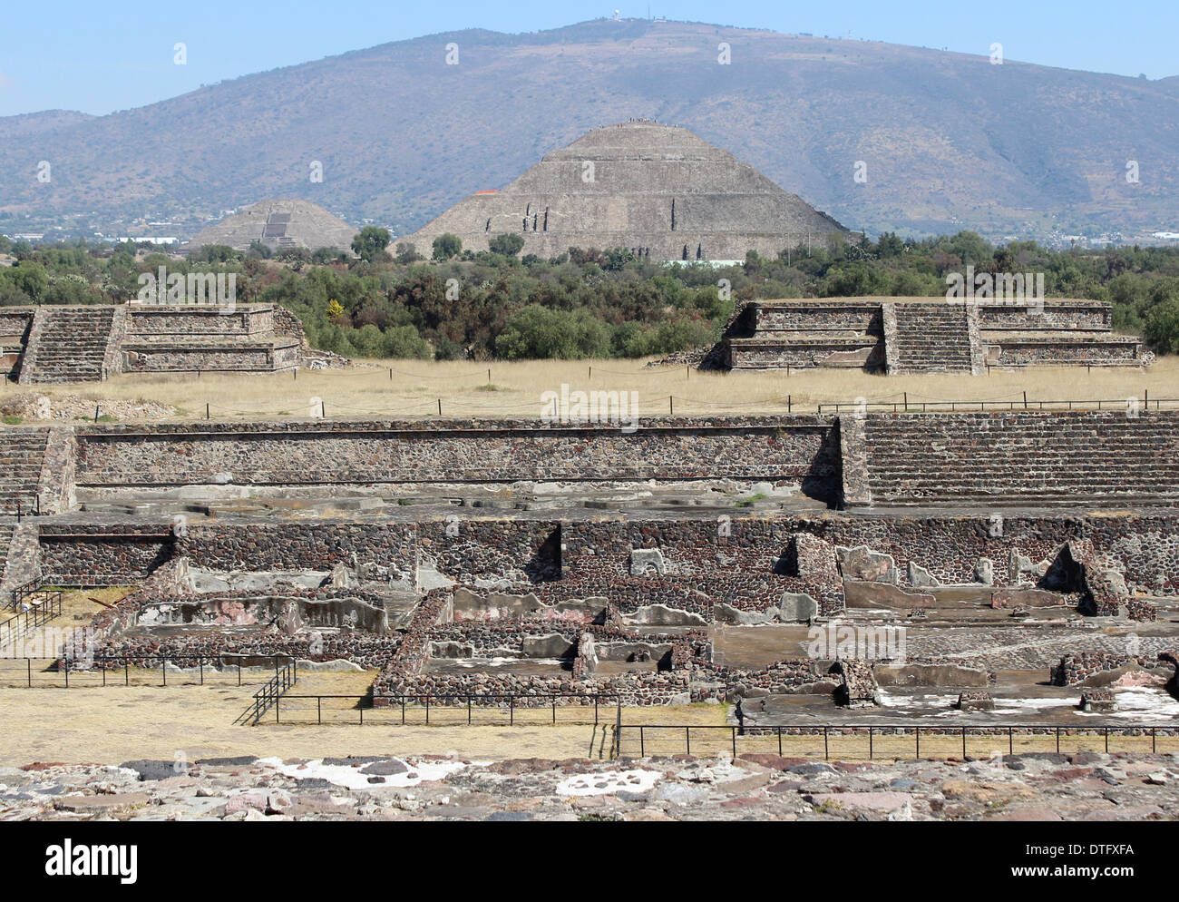 Piramide del sol ruina teotihuacan -Fotos und -Bildmaterial in hoher ...