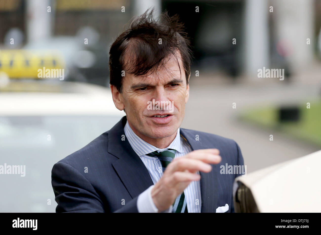 Köln, Deutschland. 19. Februar 2014. Leiter der Investmentbank Goldman ...