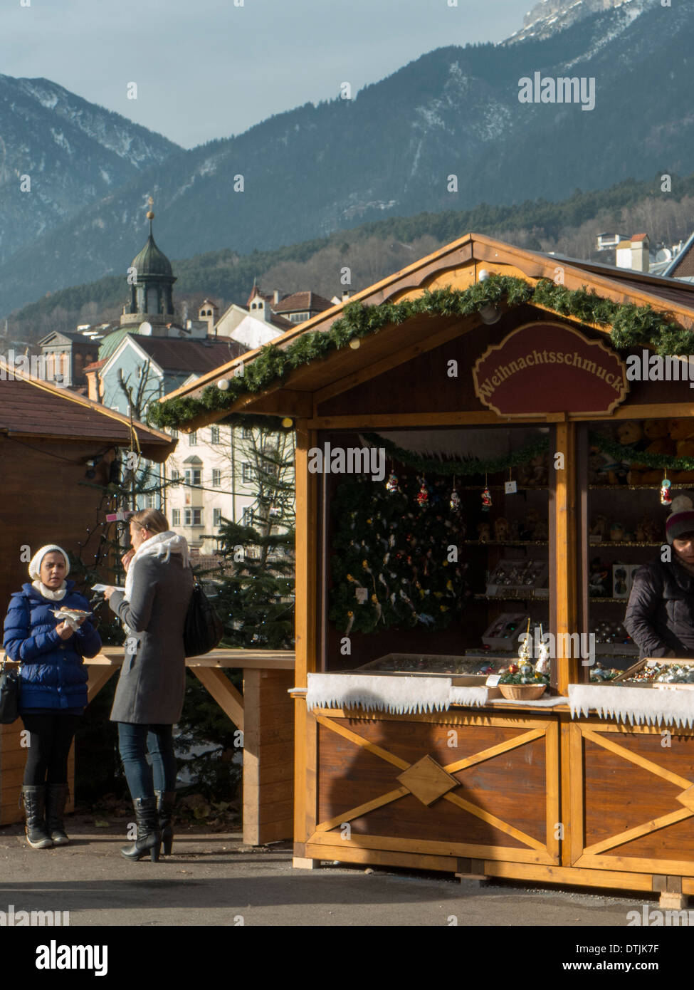 Austria Tyrol Innsbruck Christmas Market Stockfotos und -bilder Kaufen ...