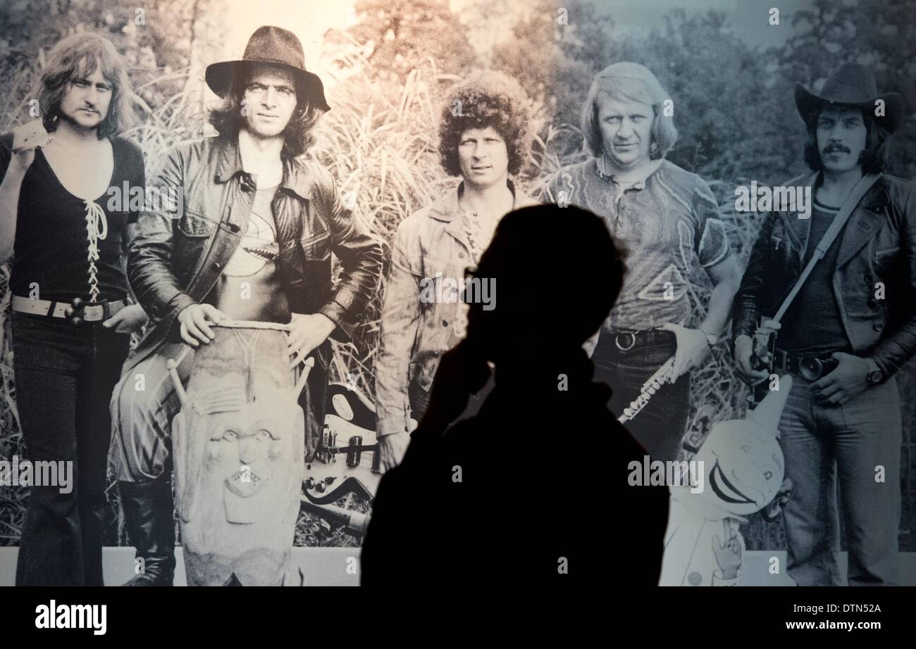 Storkow, Deutschland. 21. Februar 2014. Ein historisches Foto der ...