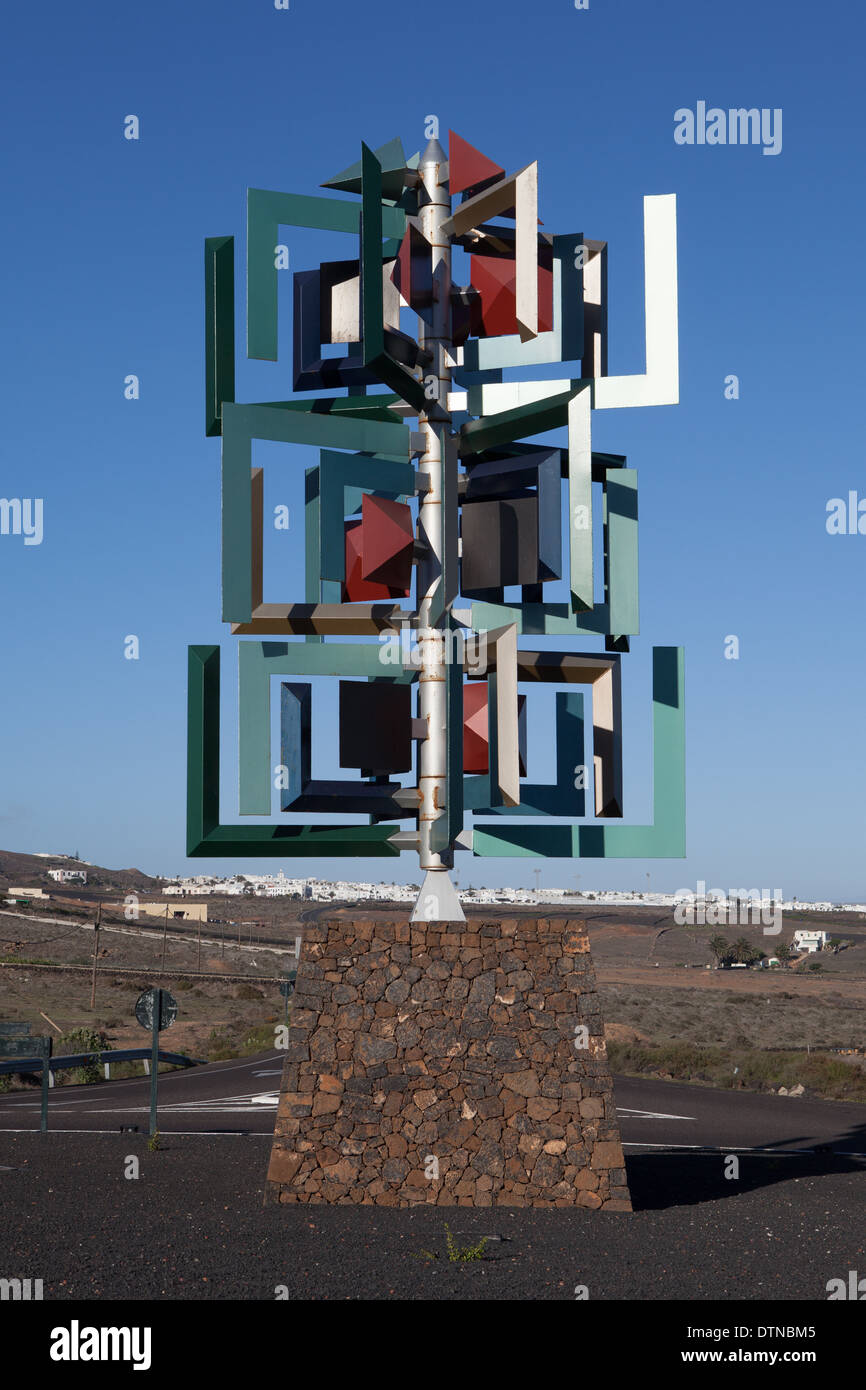 Wind Sculpture Cesar Manrique Lanzarote Stockfotos & Wind Sculpture ...