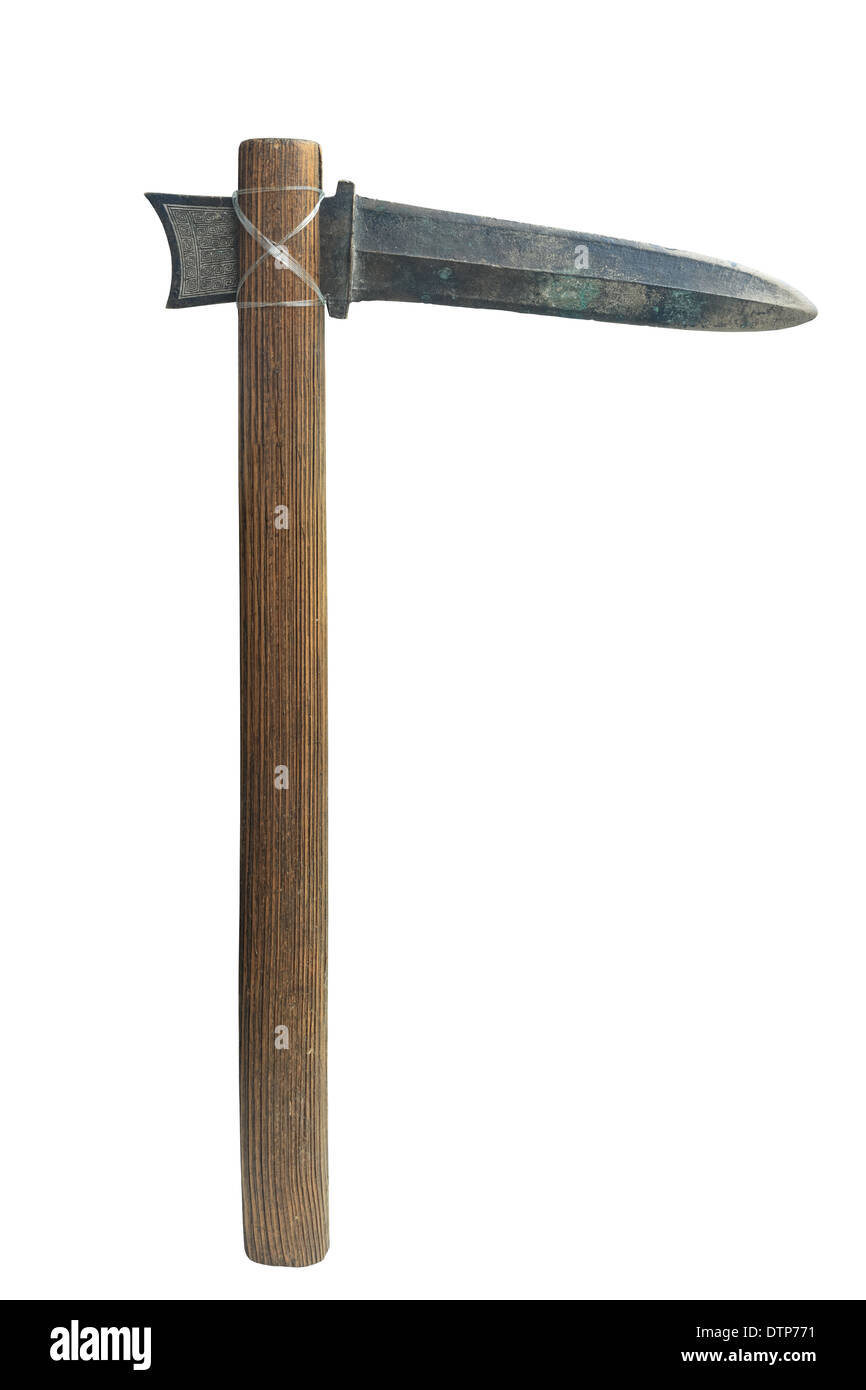 Die Hellebarde ist eine alte Waffe Stockfotografie - Alamy