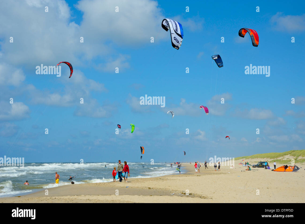 Strand bei Paal 28, Insel Texel, Niederlande Stockfotografie - Alamy