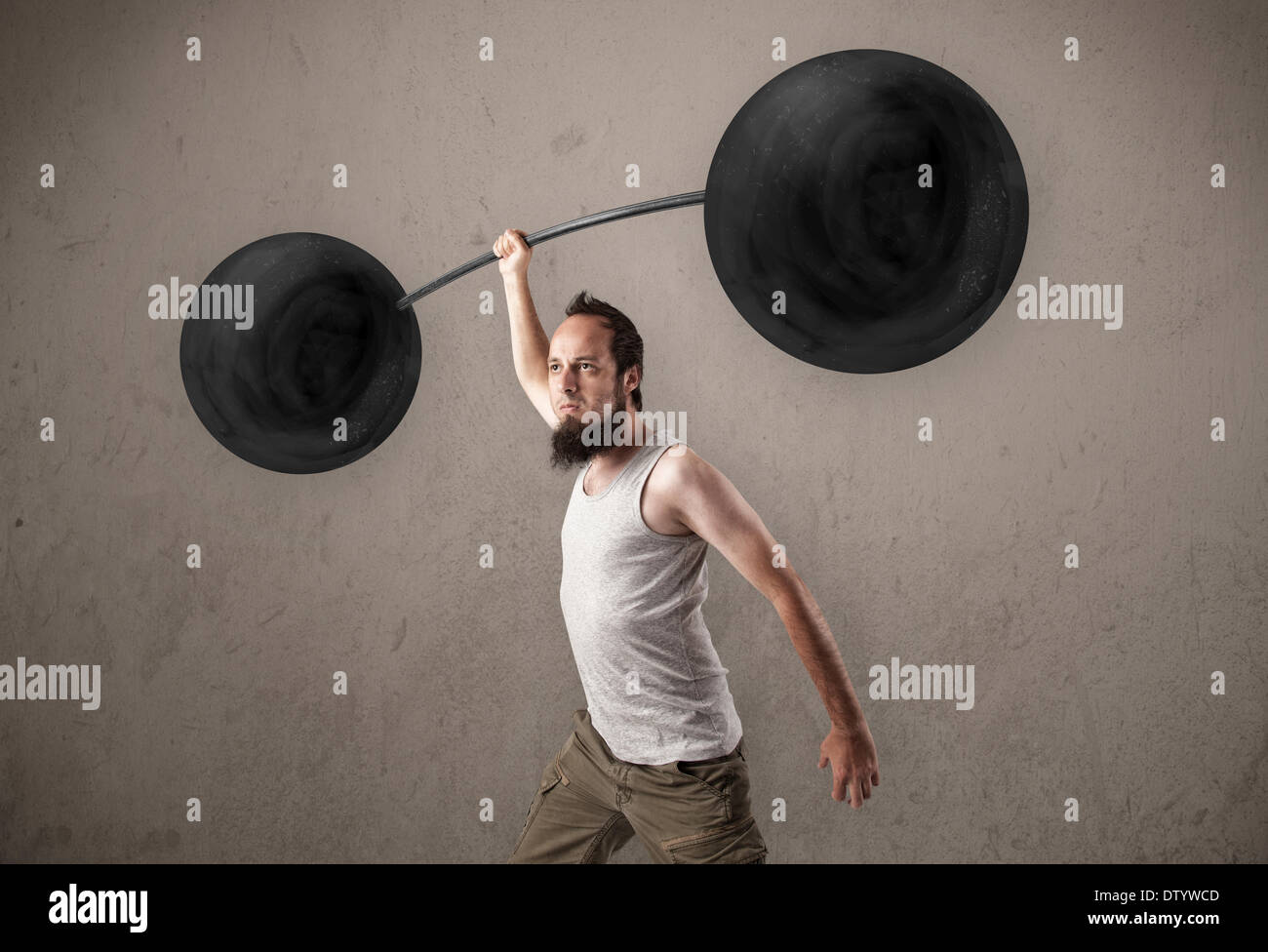 Bodybuilding skinny man -Fotos und -Bildmaterial in hoher Auflösung – Alamy