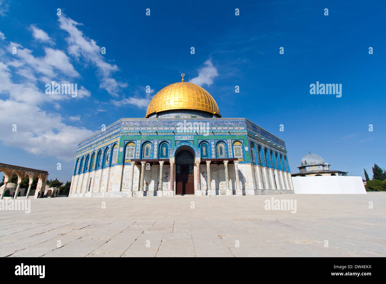 Der Felsendom auf dem Tempelberg, Jerusalem, Israel Stockfotografie - Alamy