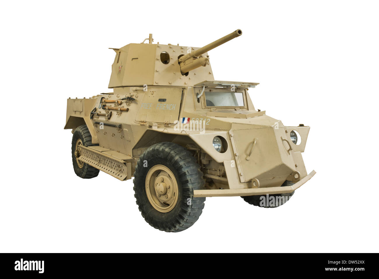 Ein Schnitt aus einem Marmon Herrington SARC MKIV gepanzerte Auto. In ...