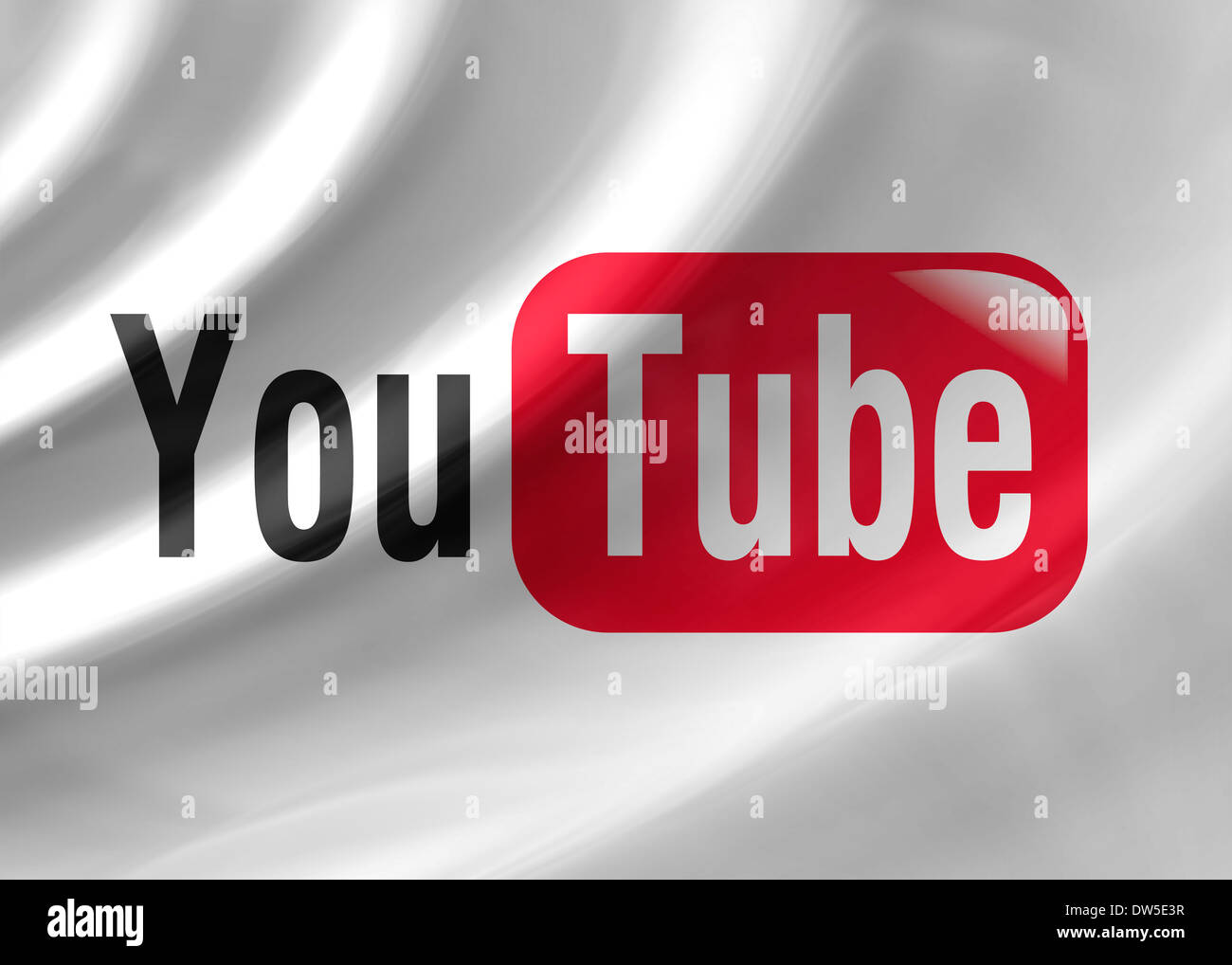 YouTube-Logo Symbol Symbol Symbol Flag Emblem Stockfotografie - Alamy