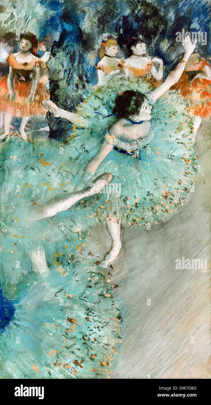 Balletttänzerin Malt Degas