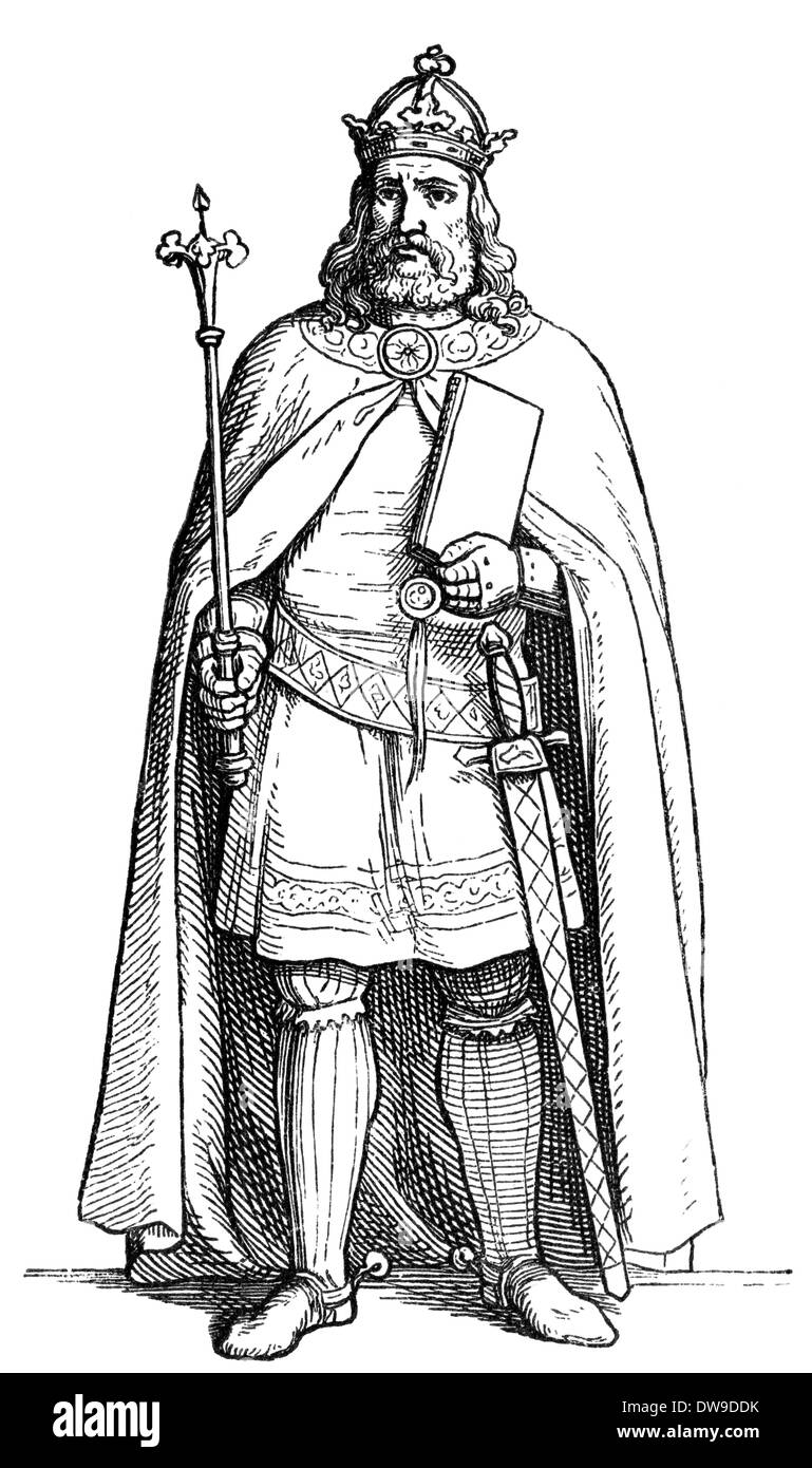 Charles iv holy roman emperor Schwarzweiß-Stockfotos und -bilder - Alamy