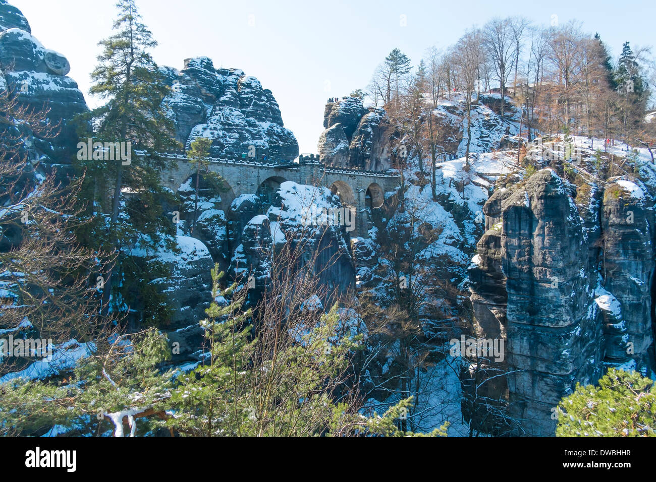 Bastei winterlandschaft -Fotos und -Bildmaterial in hoher Auflösung – Alamy