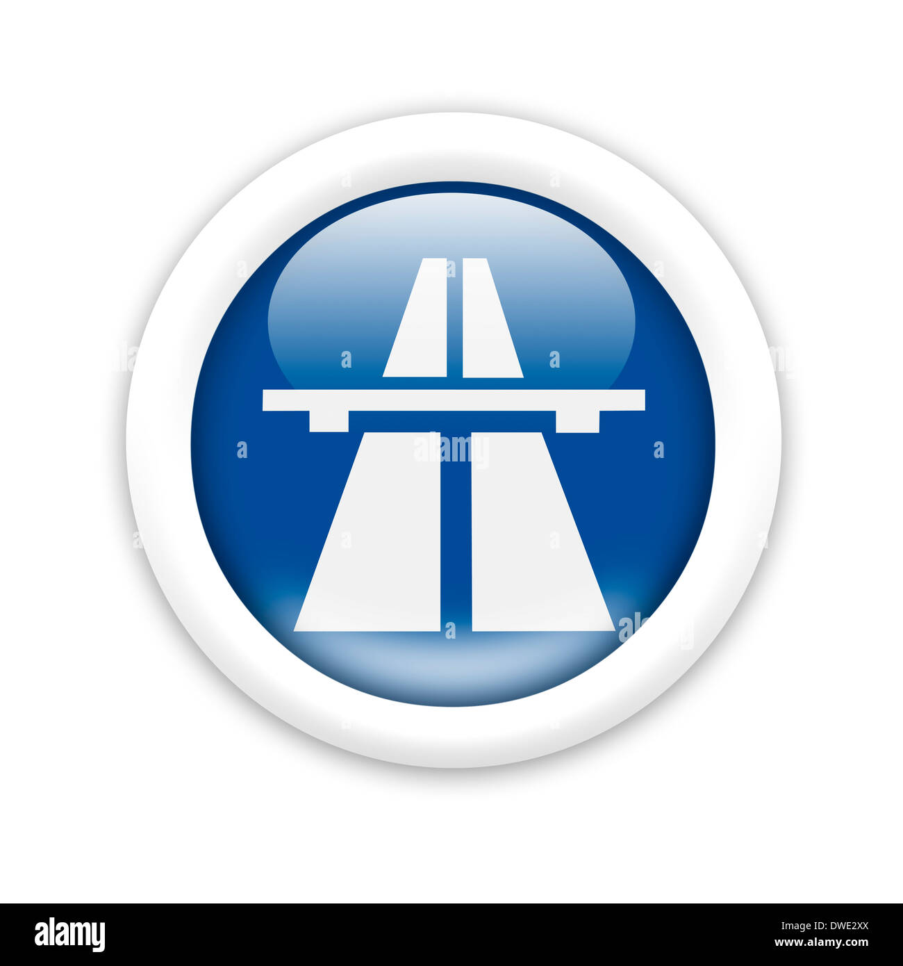 Autobahn Autobahn Symbol Symbol logo Emblem Stockfotografie - Alamy