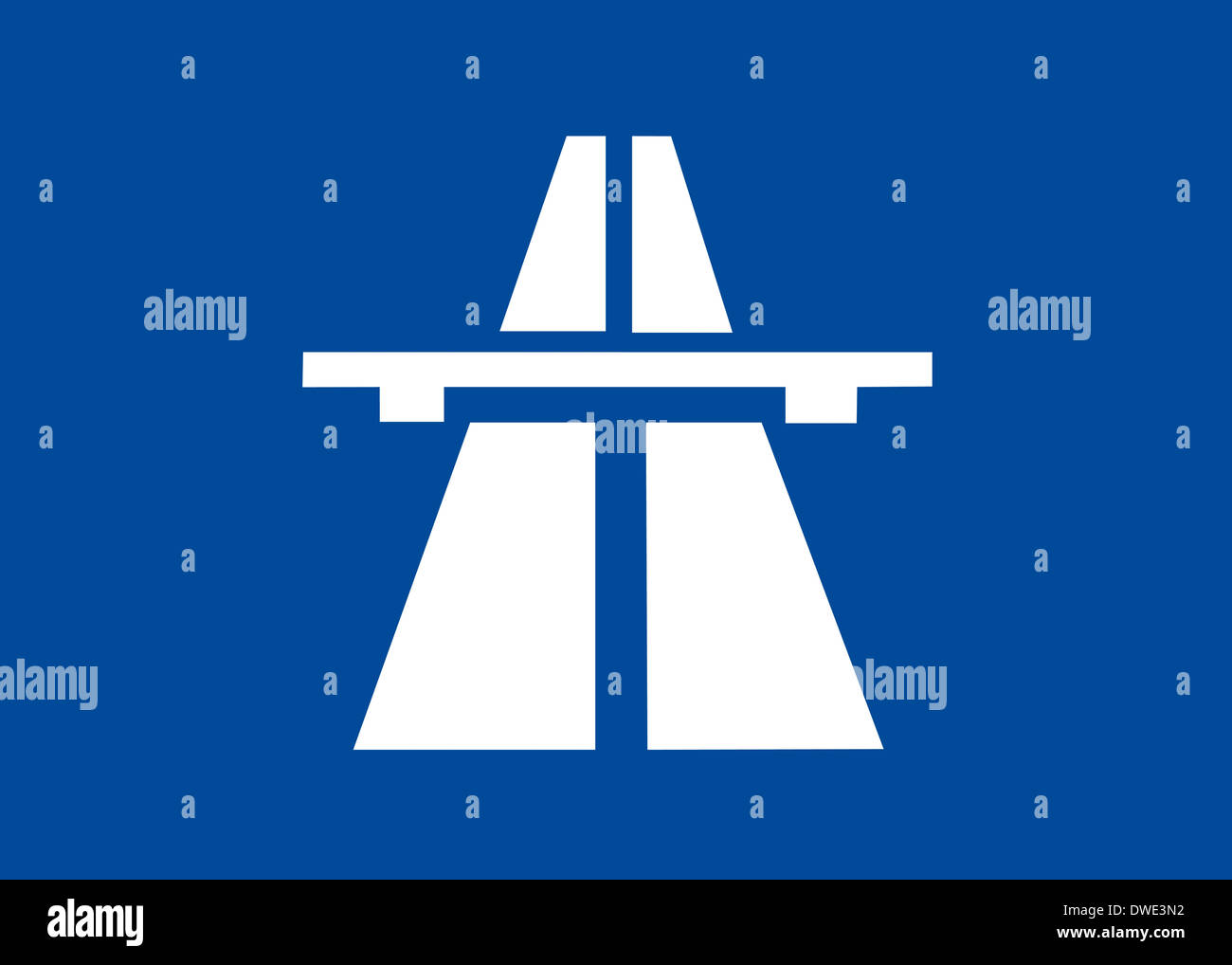 Autobahn Autobahn Zeichen Symbol Symbol Logo emblem Stockfotografie - Alamy