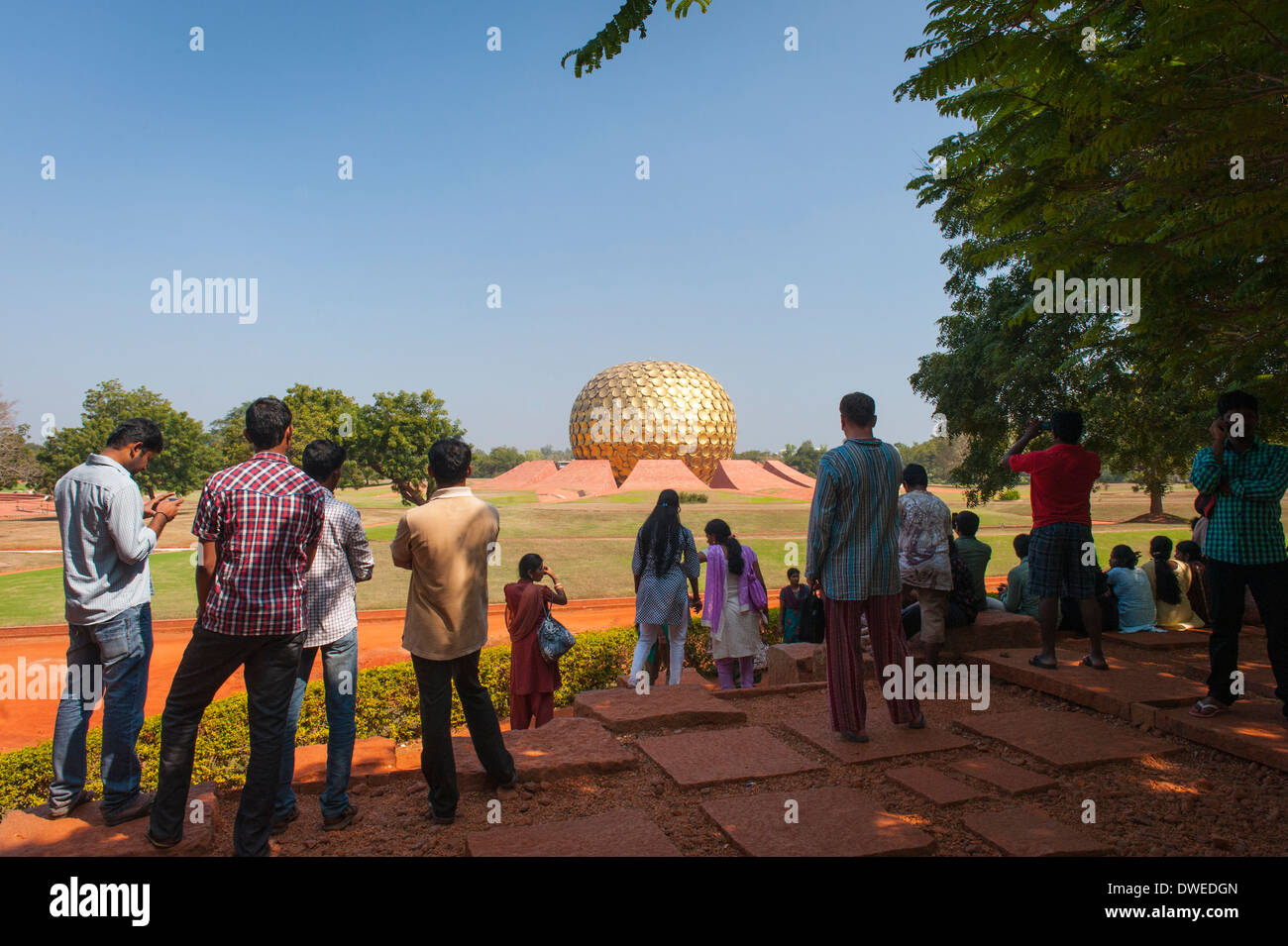 Auroville pondicherry tamil nadu india -Fotos und -Bildmaterial in ...