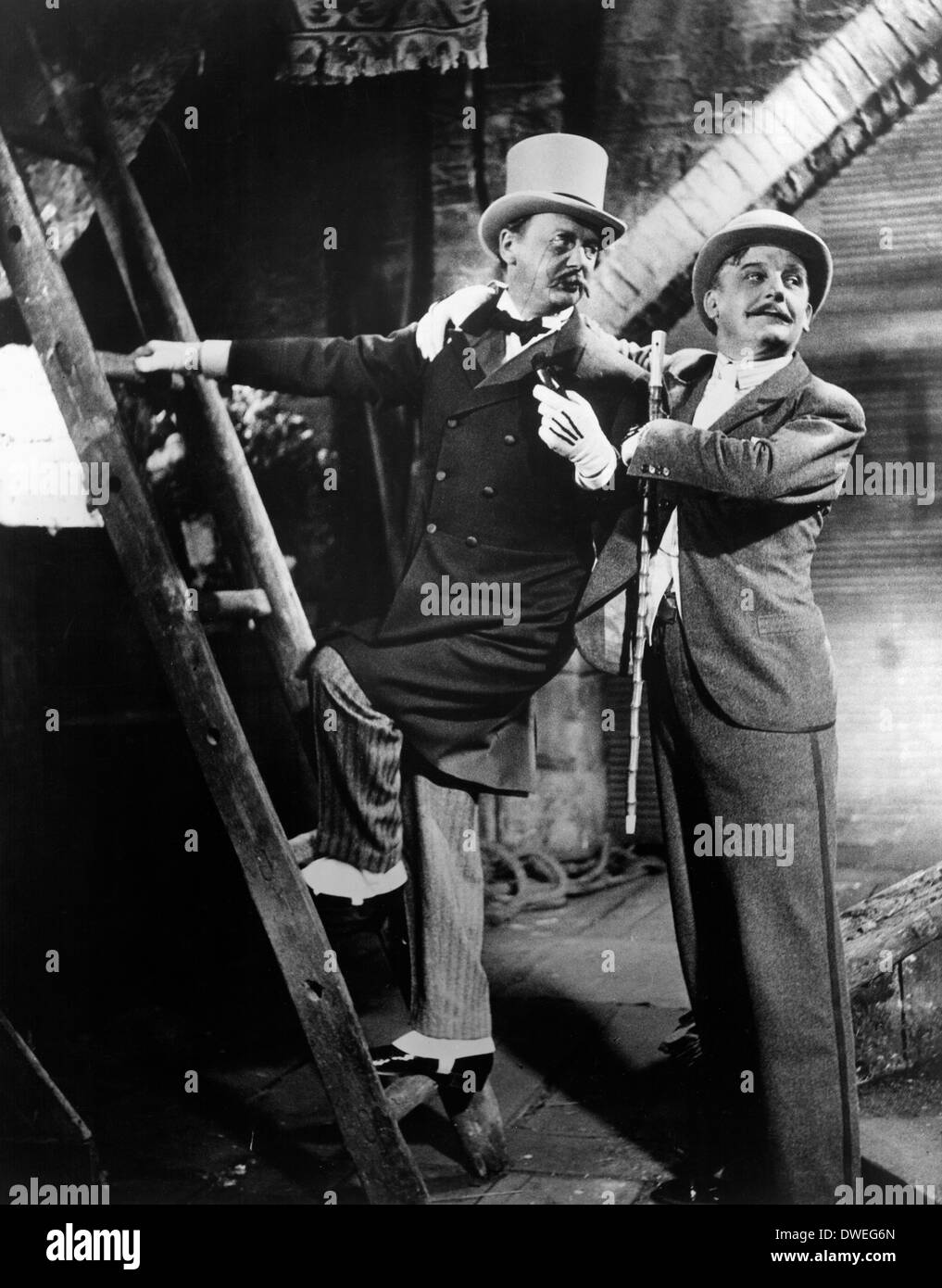 Reinhold Schunzel und Rudolf Forster, am Set des Films, "Die ...