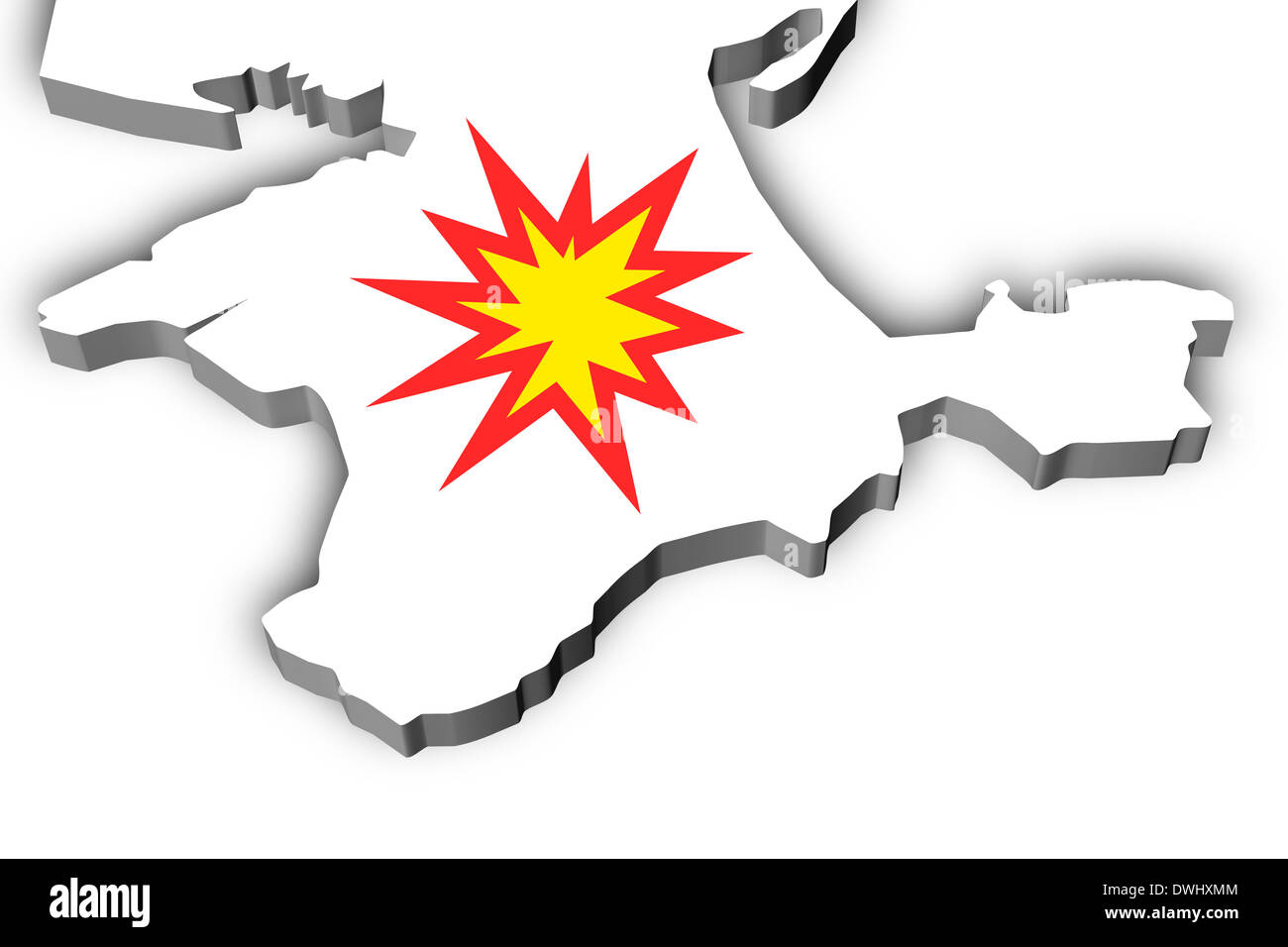 Ukraine krim karte Stockfotos und -bilder Kaufen - Alamy