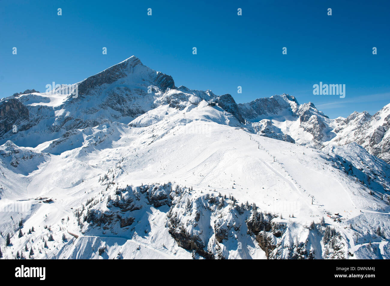 Bilden ski Piste, Längenfelder Skipiste, Hochalm, Hochalmbahn Kabel ...