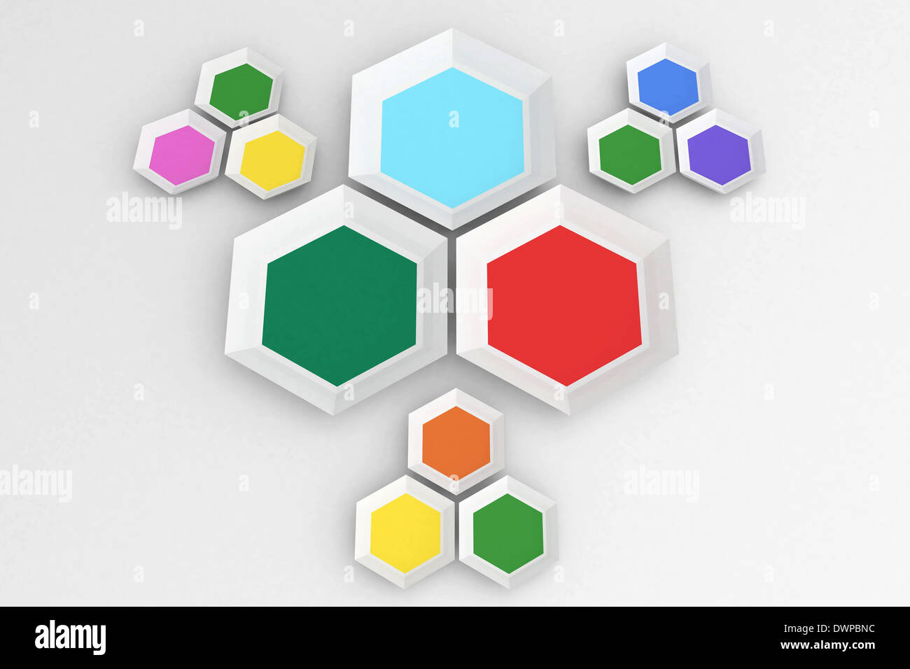 Hexagon shapes -Fotos und -Bildmaterial in hoher Auflösung – Alamy