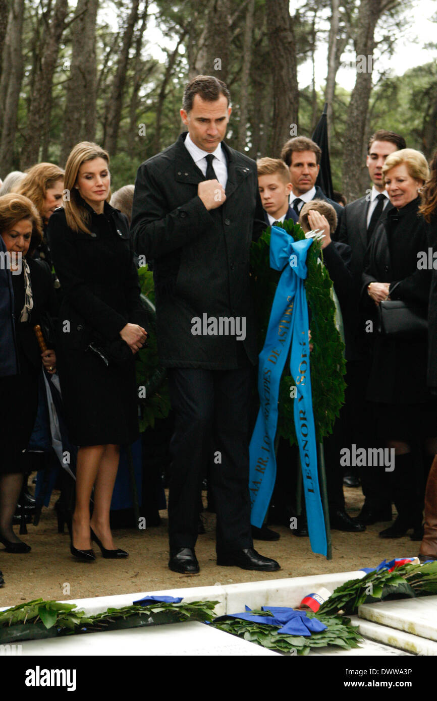 Prinz FELIPE von Spanien mit seiner Frau Prinzessin LETIZIA. Anlässlich ...